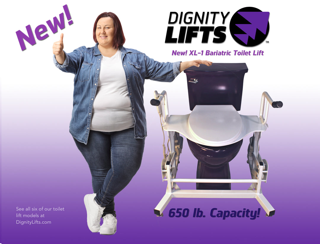 Bariatric Toilet Lift - Dignity Lifts XL1 – DignityLifts